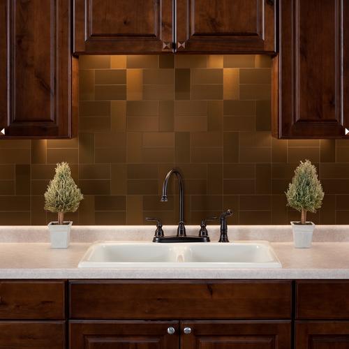 Bronze Tile Backsplash - markanthonystudios.net