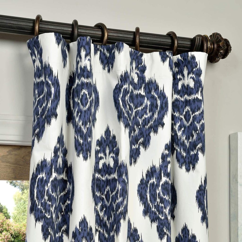Blue Ikat Curtains - markanthonystudios.net